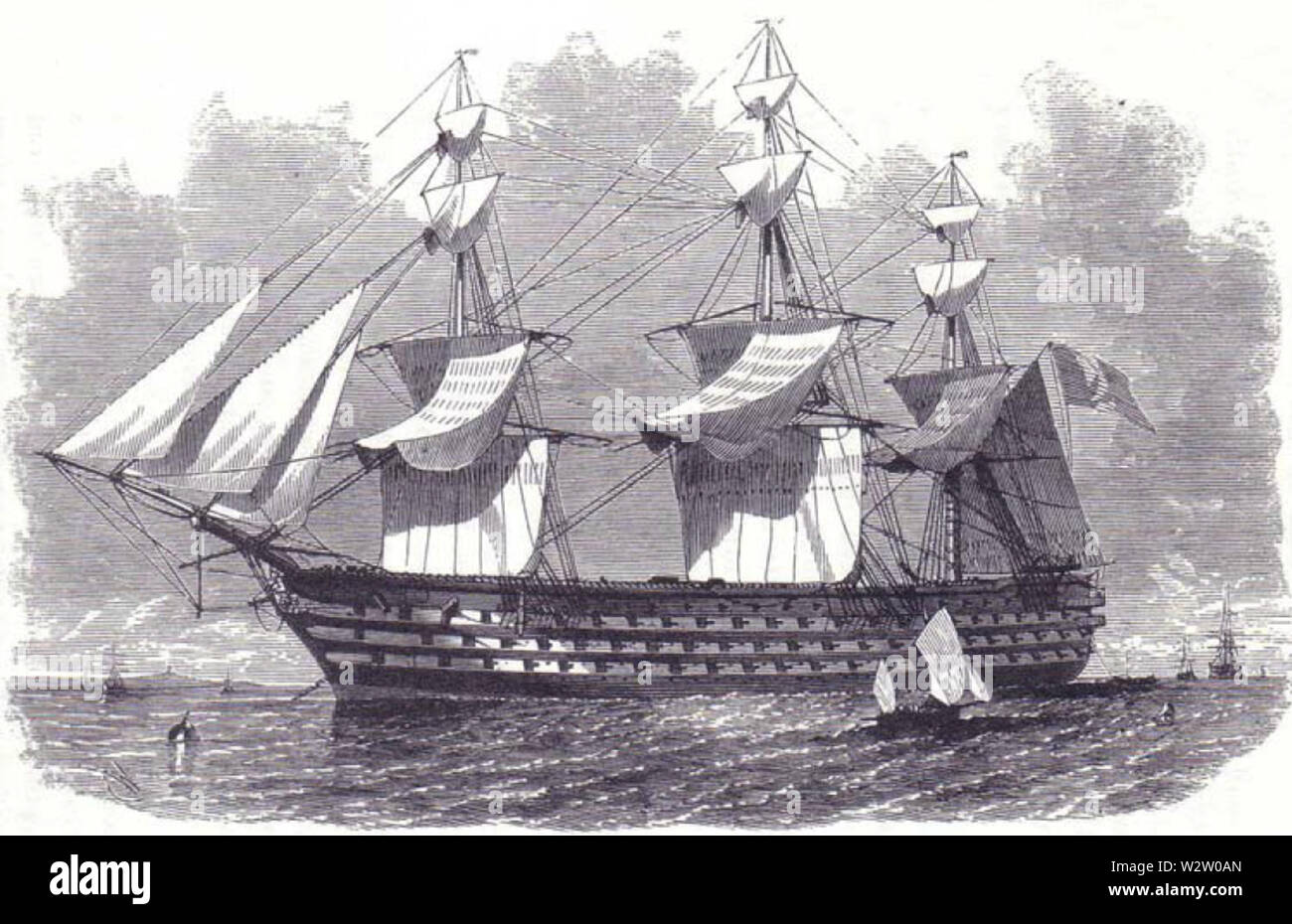 French ship Bretagne naval fleets of the world Stock Photo - Alamy