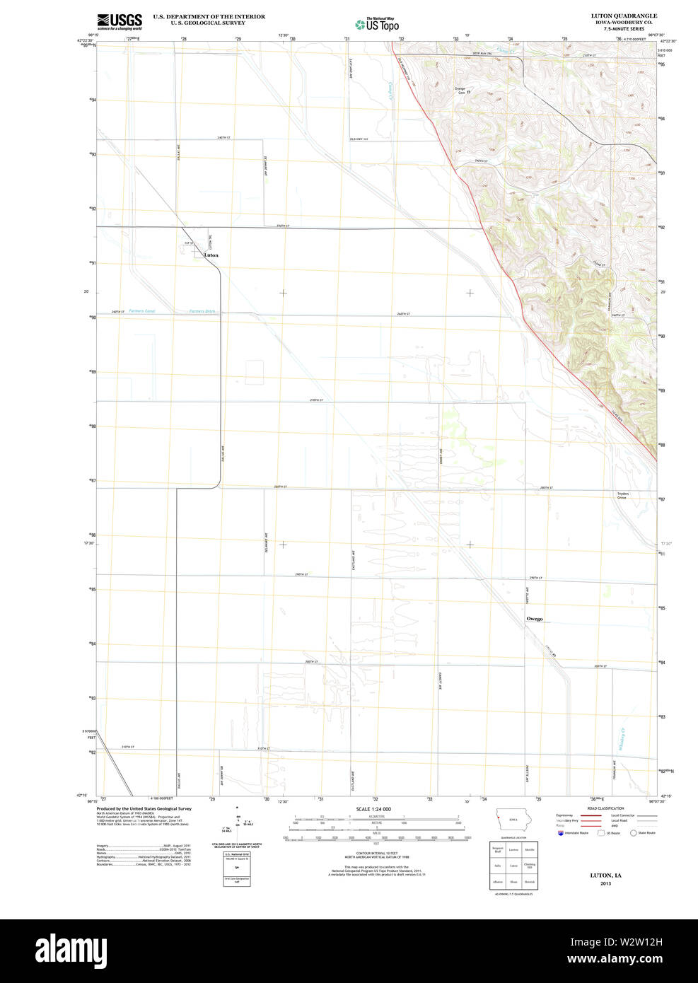 Map of luton hi-res stock photography and images - Alamy