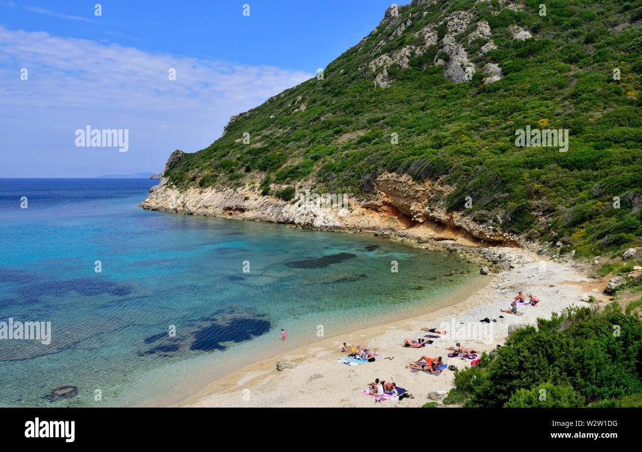 Porto timoni beach, Cape Arillas, Porto Timoni, Afionas, Corfu, Greece ...