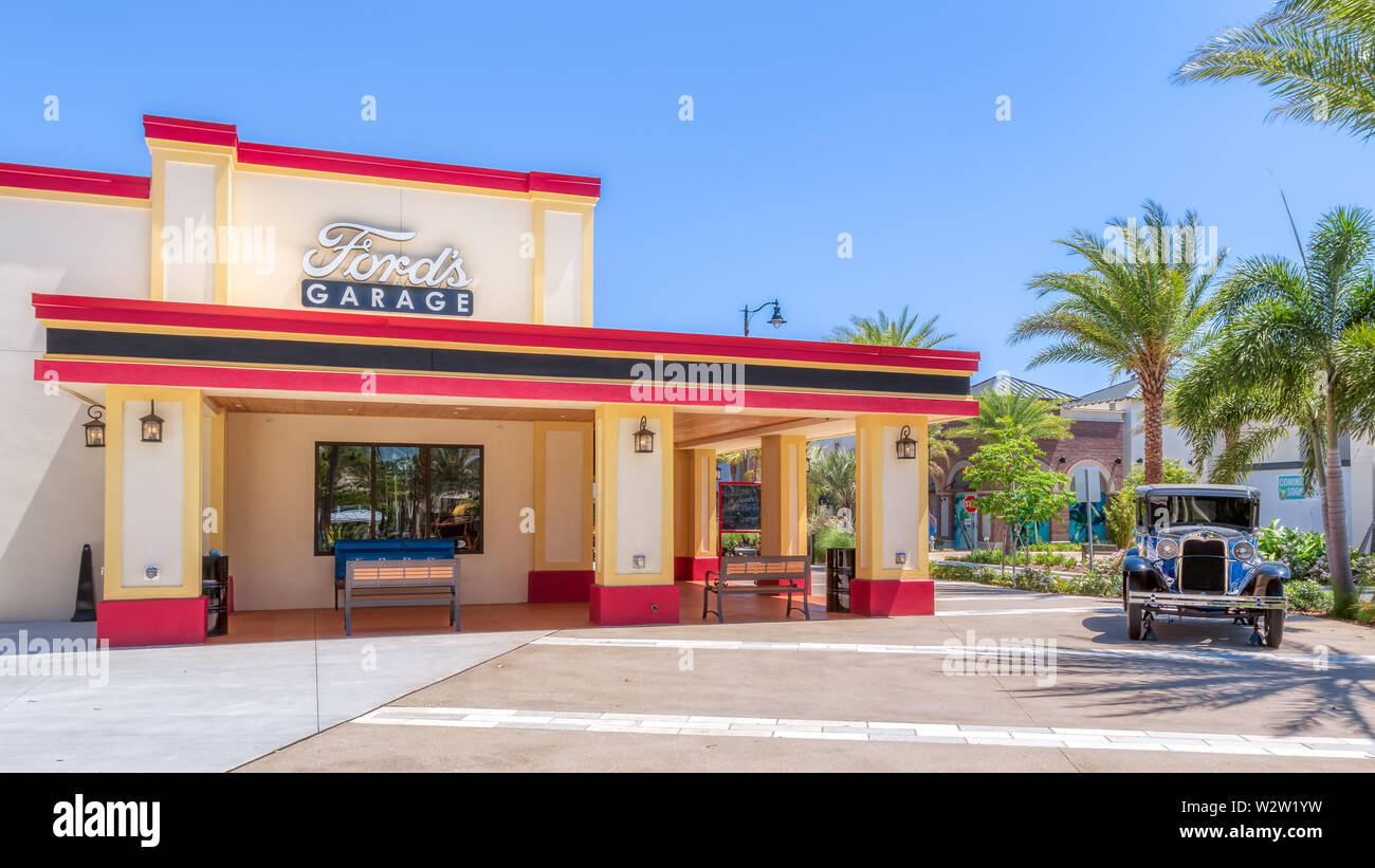 Ford's Garage. Restaurant for burgers and craft beer located in the ...