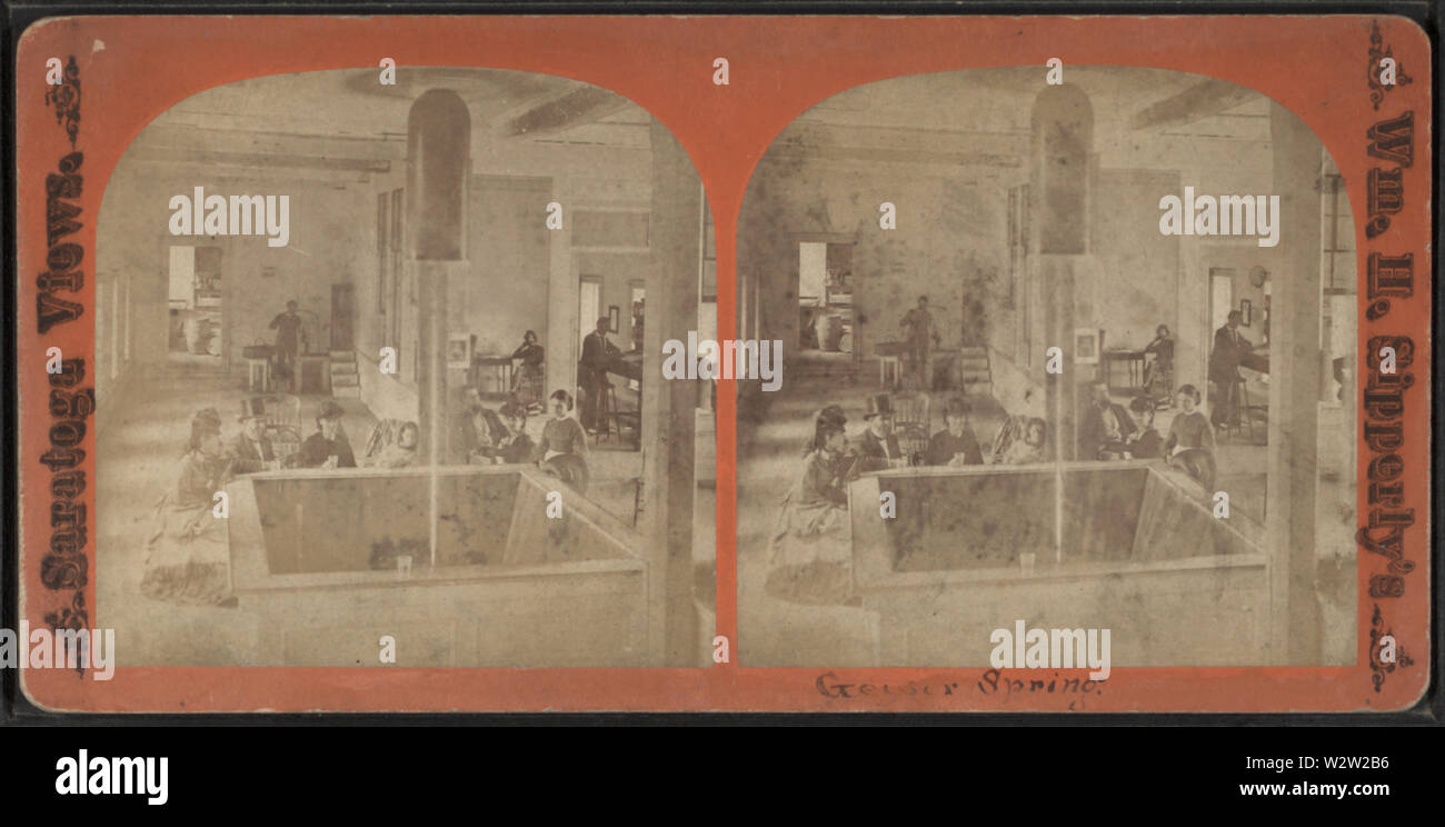 Geiser Spring, by William H Sipperly Stock Photo - Alamy