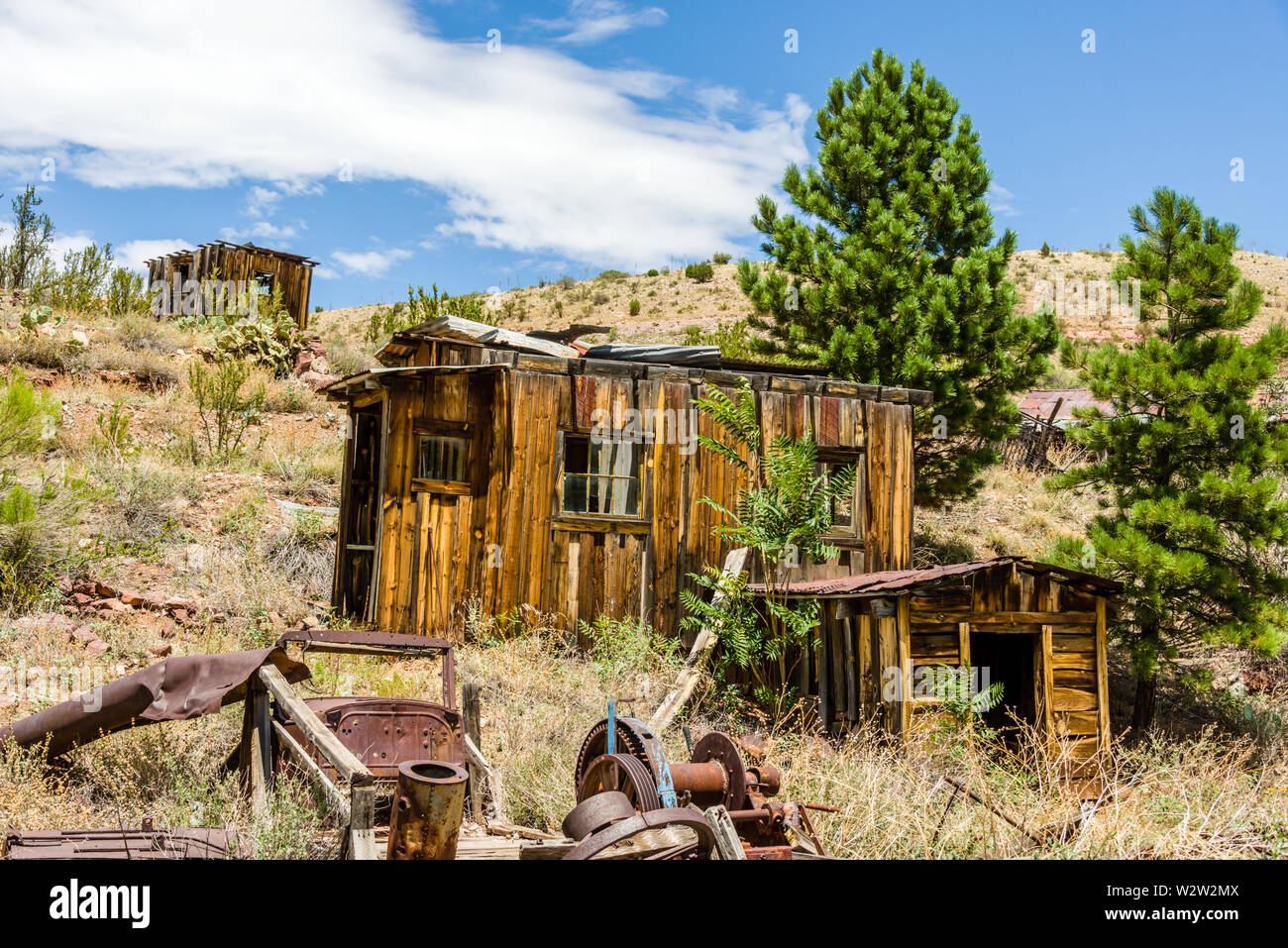Jerome mining ghost town hi-res stock photography and images - Alamy
