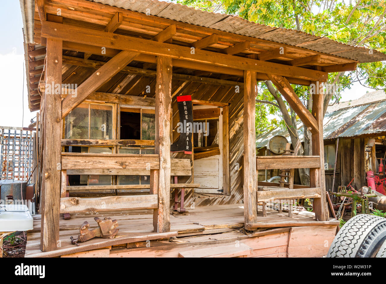 Jerome Ghost Town Shoe Repair Shop Stock Photo - Alamy