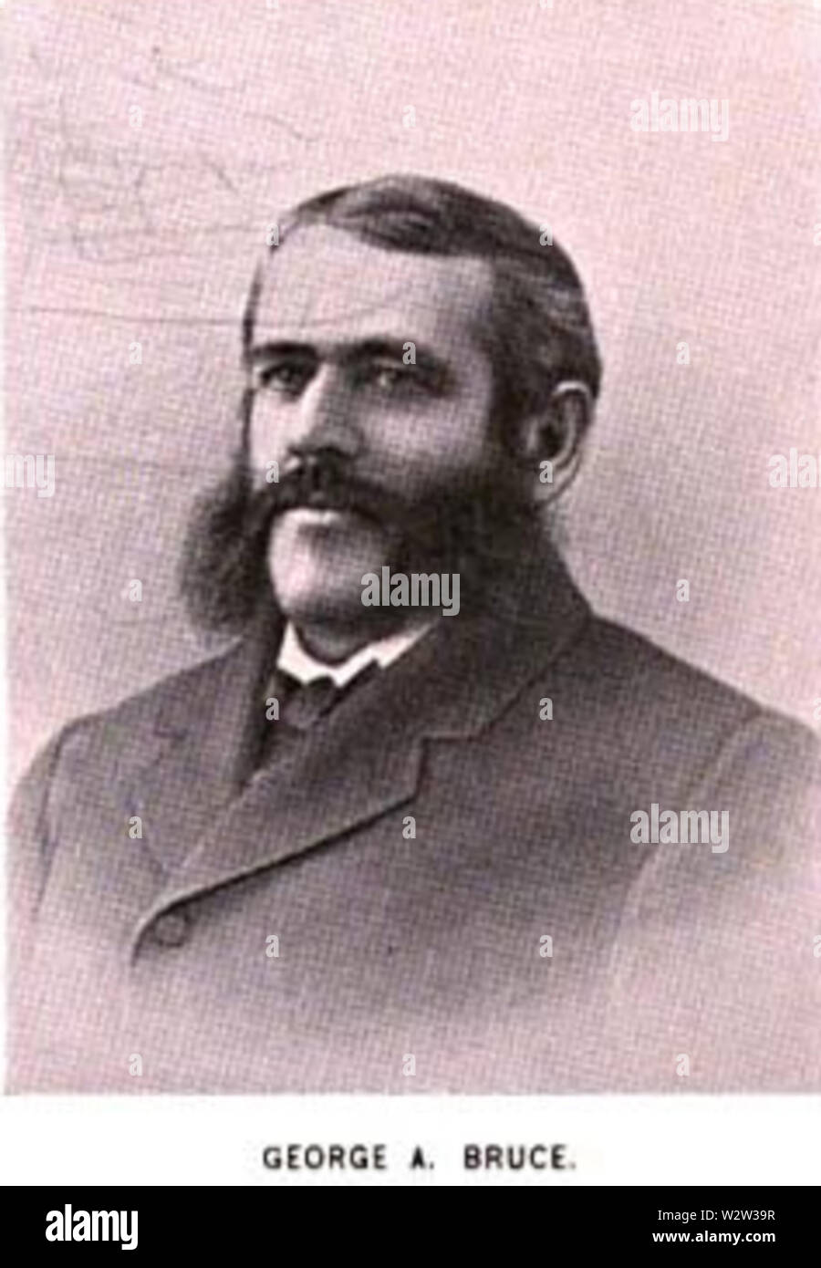 George A Bruce Stock Photo - Alamy