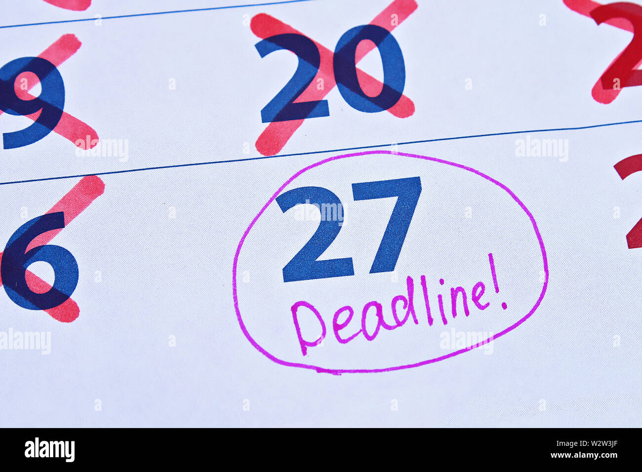 Procrastination. Putting things off until later. Last day before ...