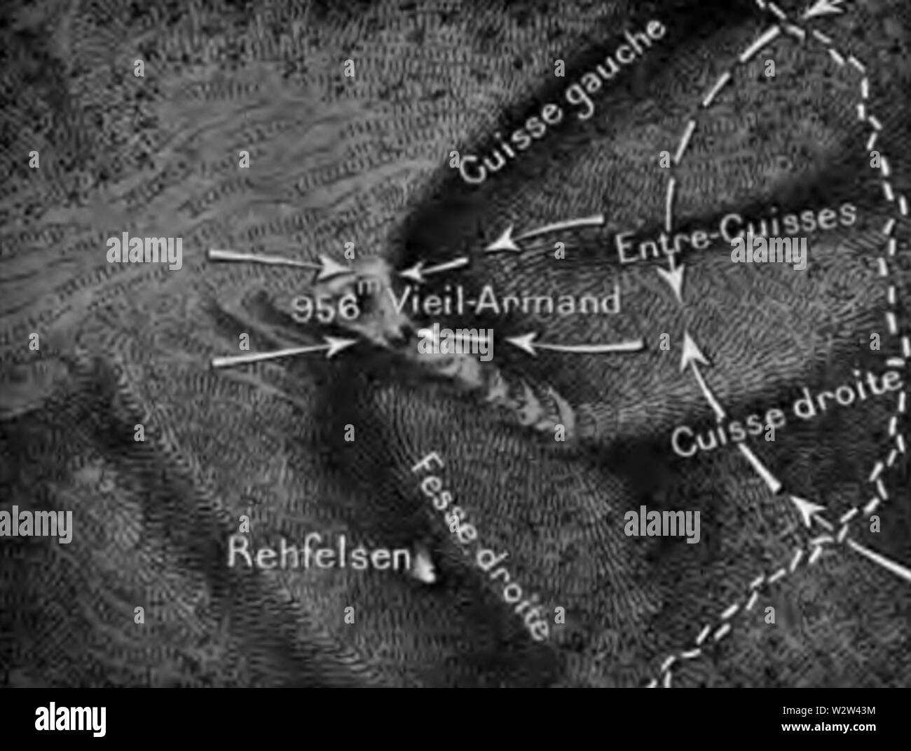 German counter-attack, Hartmannswillerkopf, 22 Dec 15 Stock Photo - Alamy