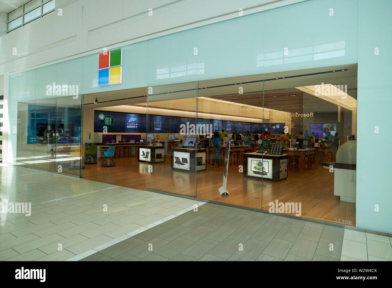the microsoft store at The Florida Mall enclosed shopping mall orlando ...