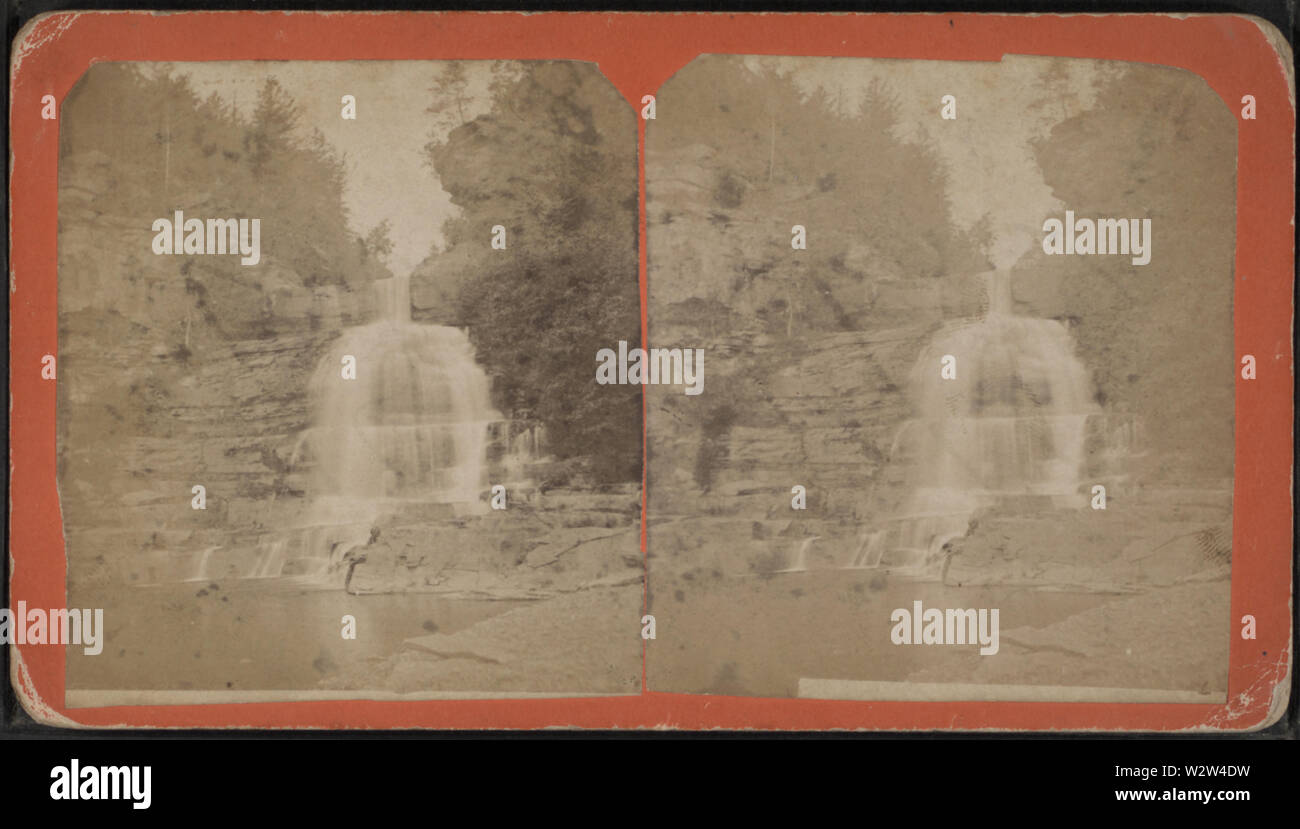 Gilboa Falls and Gorge, near Gilboa, NY, from Robert N Dennis ...
