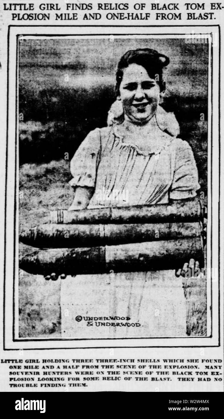 Black tom explosion hi-res stock photography and images - Alamy