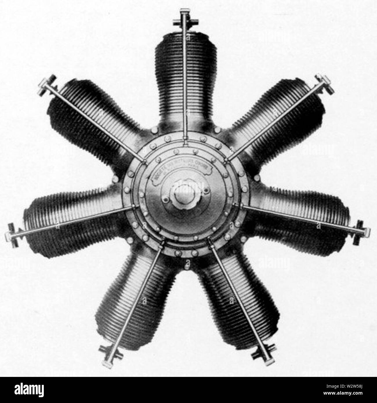 Gnome Sigma - Moteurs Gnome October 1913 Stock Photo - Alamy