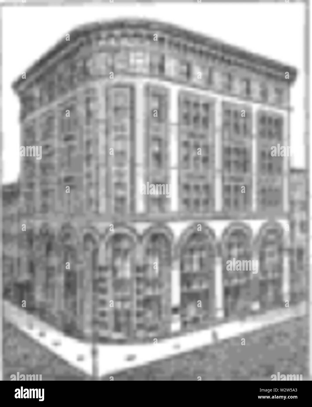 Goelet Building 900 Broadway 1892 Stock Photo - Alamy