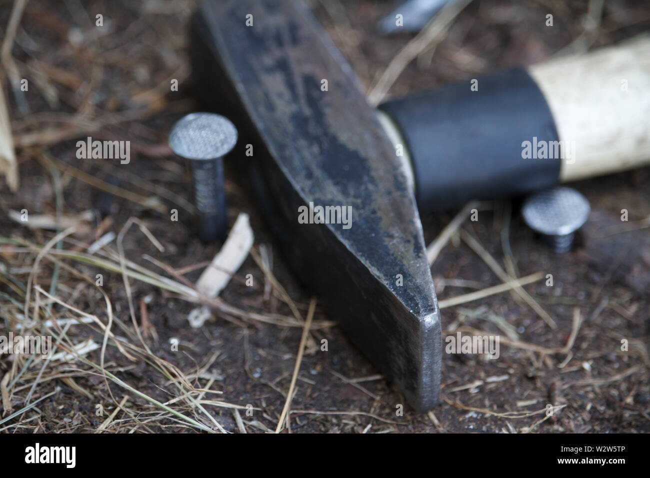 Closeup of a various parts of jaw harps, khomuses, folk musical ...