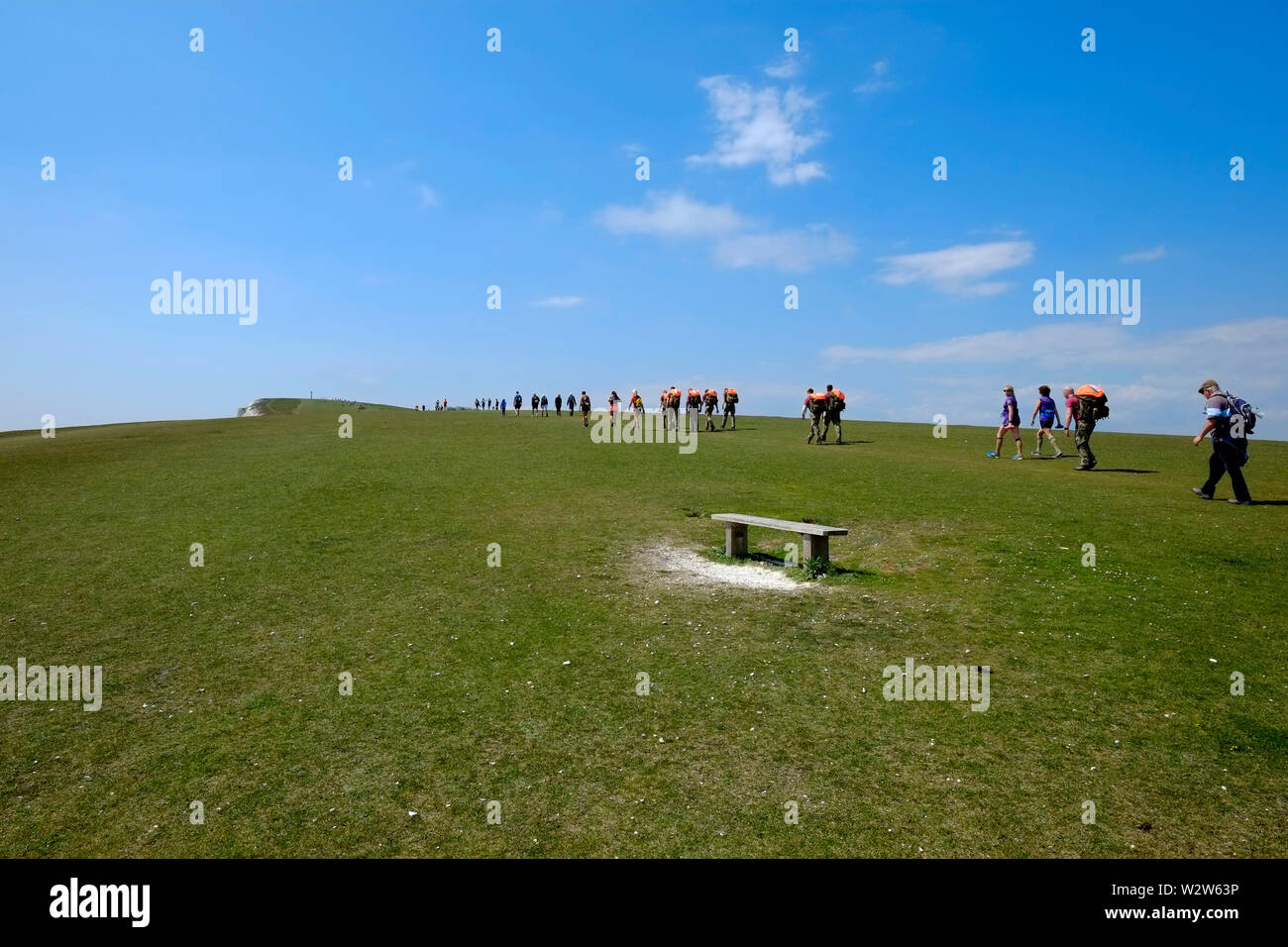 Mountbatten's Walk the Wight 2019 event Stock Photo - Alamy