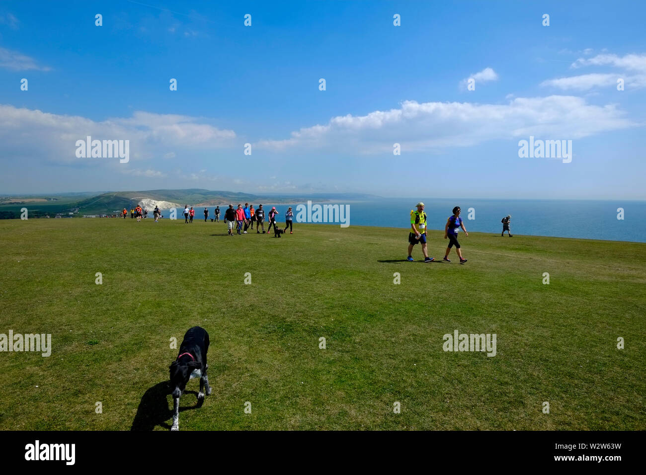 Mountbatten's Walk the Wight 2019 event Stock Photo - Alamy