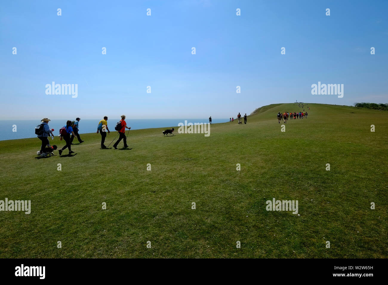 Mountbatten's Walk the Wight 2019 event Stock Photo - Alamy