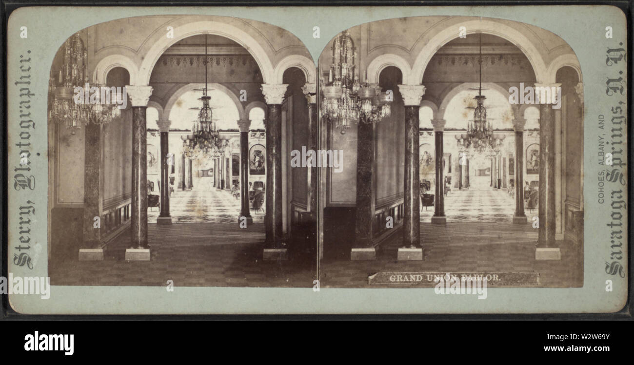 Grand Union Parlor, by McDonnald & Sterry Stock Photo - Alamy