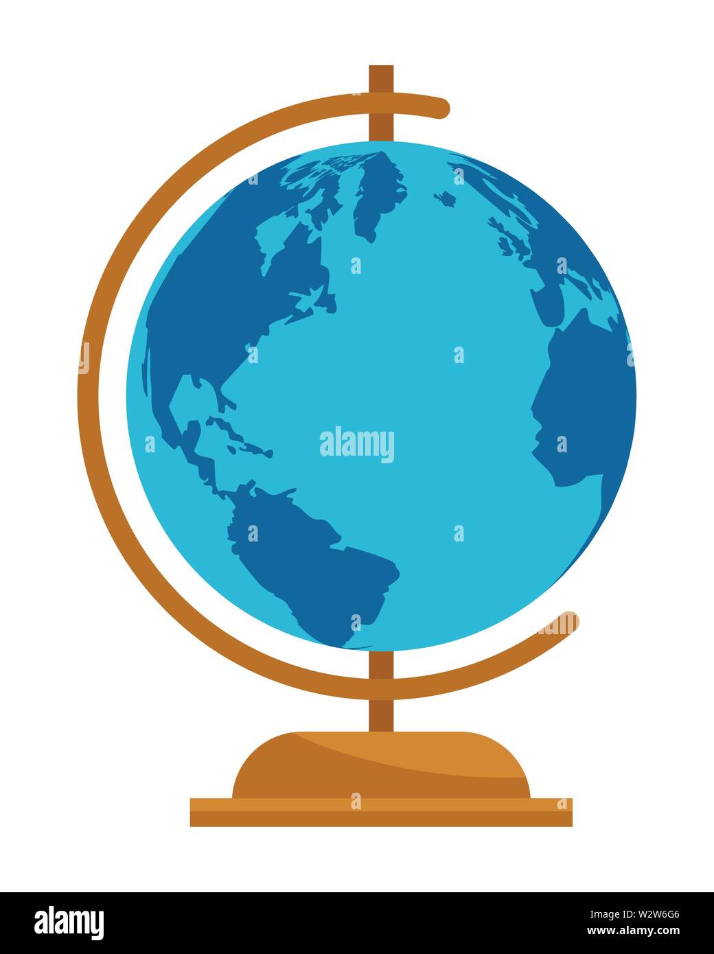 Earth world globe education symbol Stock Vector Image & Art - Alamy