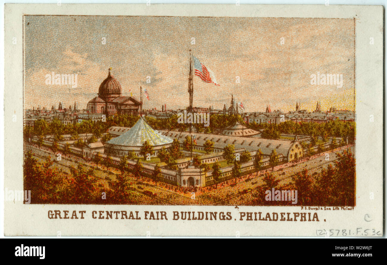 Great Central Fair Buildings, Philadelphia Stock Photo - Alamy