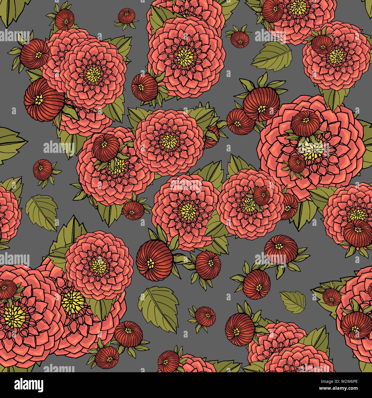 Lowers wallpaper Stock Vector Images - Alamy