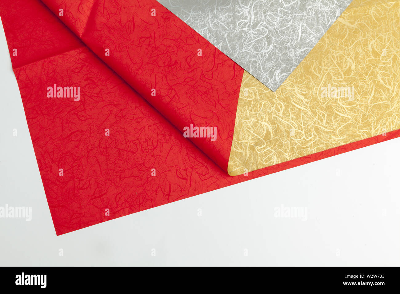 wrapping paper for gift wrapping, close up copy space Stock Photo - Alamy