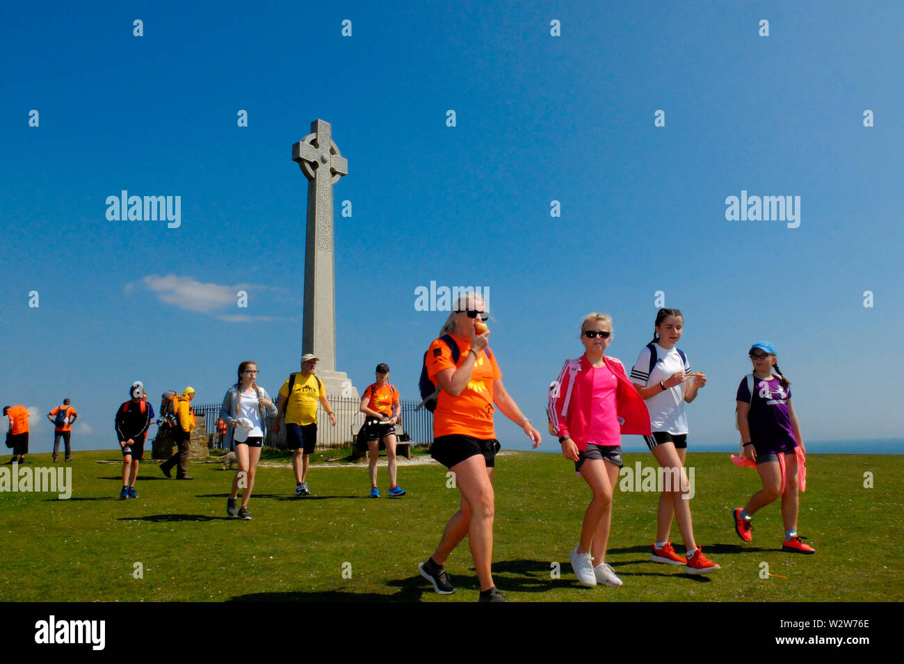 Mountbatten's Walk the Wight 2019 event Stock Photo - Alamy