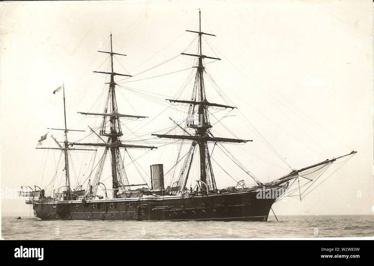 HMS Tourmaline (1875 Stock Photo - Alamy