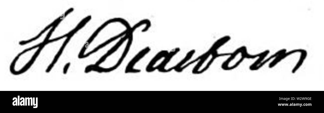 Henry Dearborn signature Stock Photo - Alamy