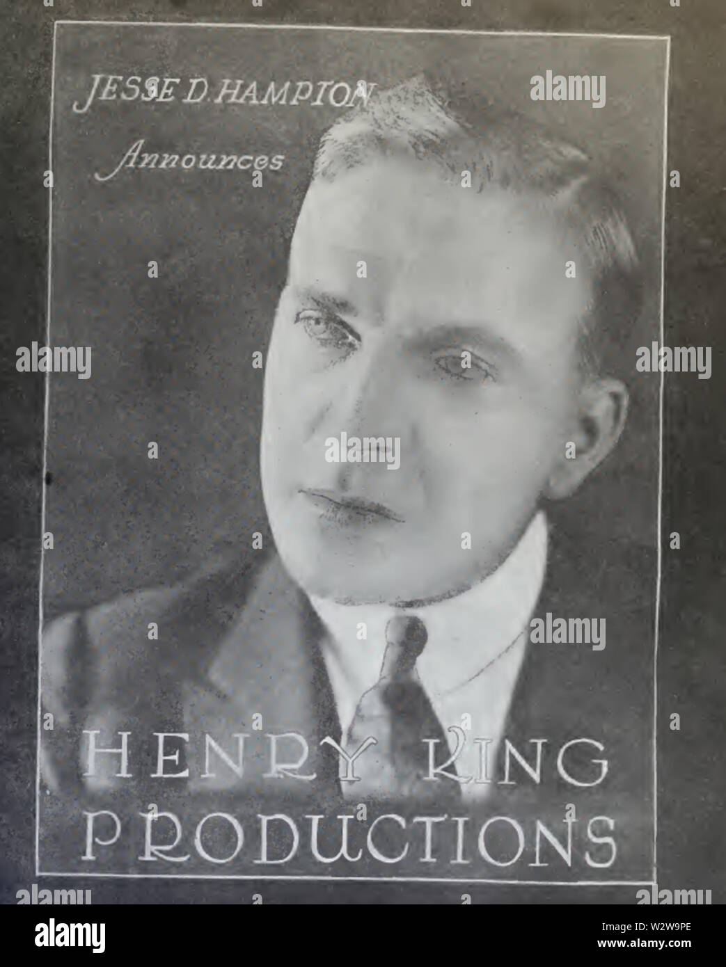 Henry King Film Daily 1920 Stock Photo - Alamy