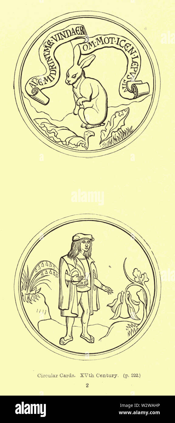 History of Playing Cards (1848) 25 Stock Photo - Alamy