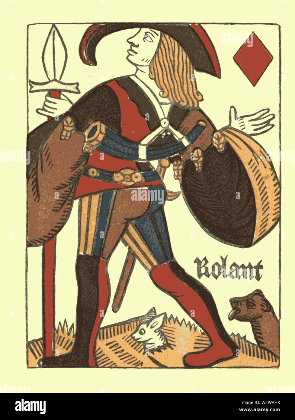 History of Playing Cards (1848) 22 Stock Photo - Alamy