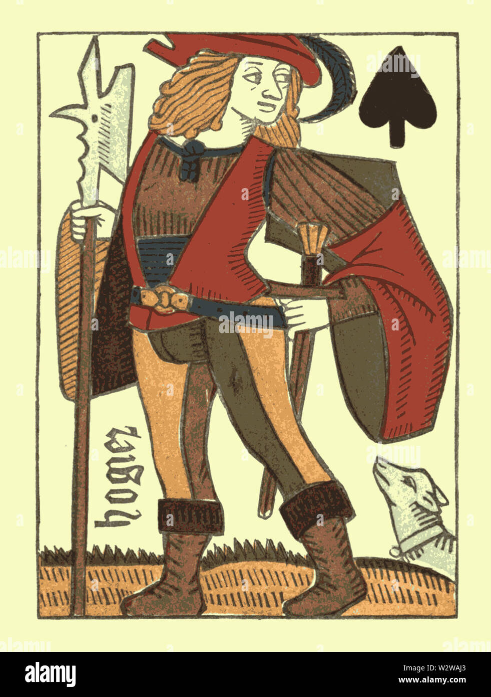 History of Playing Cards (1848) 21 Stock Photo - Alamy