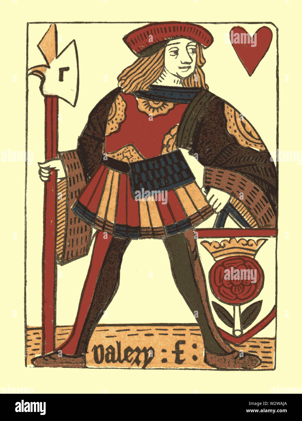 History of Playing Cards (1848) 23 Stock Photo - Alamy