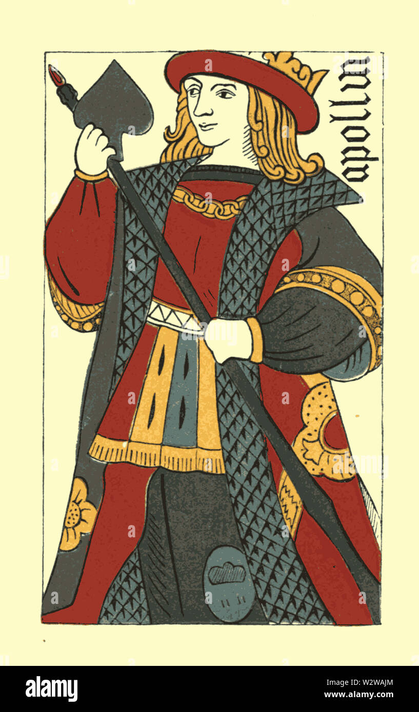 History of Playing Cards (1848) 19 Stock Photo - Alamy