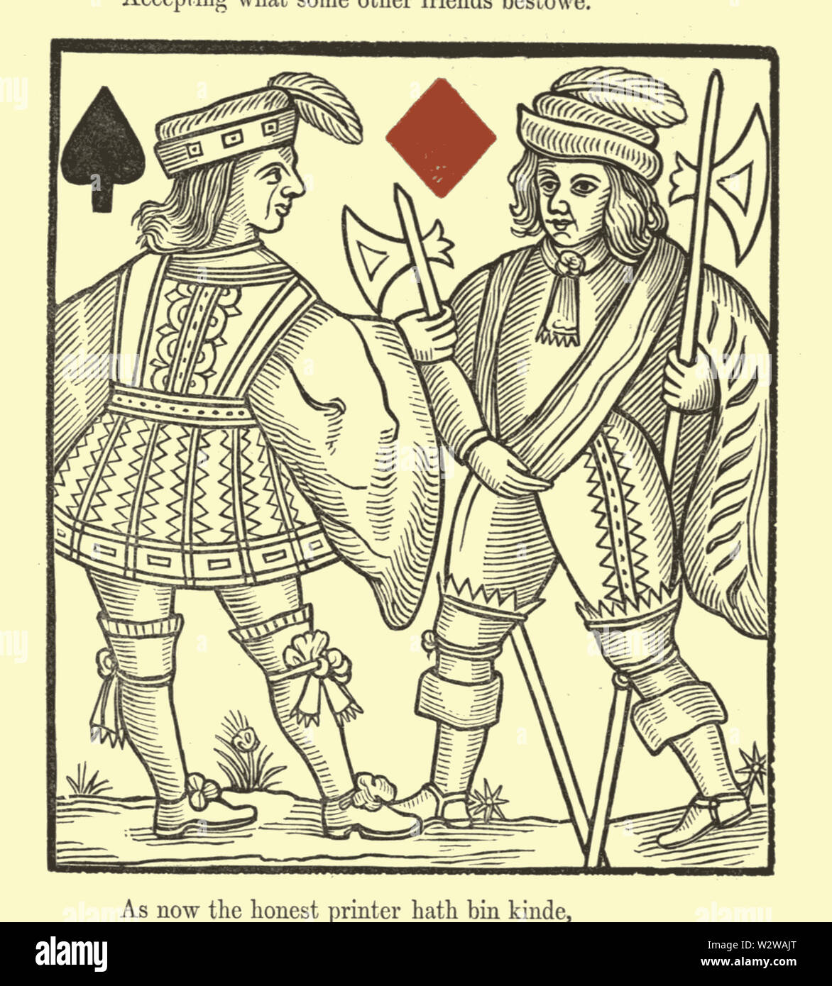 History of Playing Cards (1848) 12 Stock Photo - Alamy