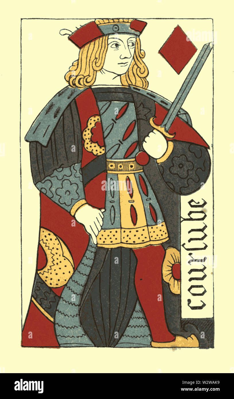 History of Playing Cards (1848) 17 Stock Photo - Alamy