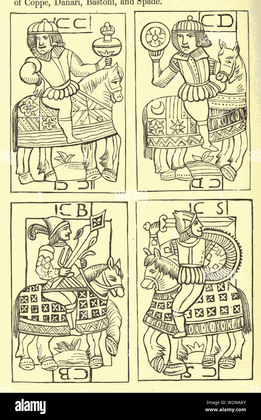 History of Playing Cards (1848) 47 Stock Photo - Alamy