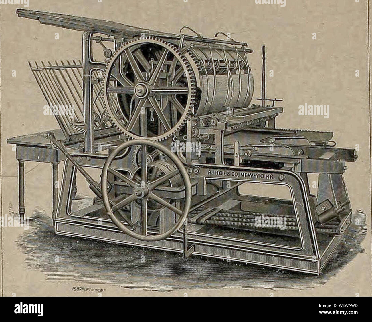 First printing press hi-res stock photography and images - Alamy