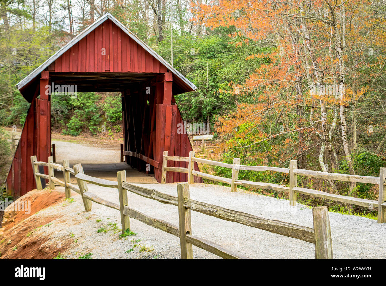 Campbell's Covered Bridge Stock Photo - Alamy