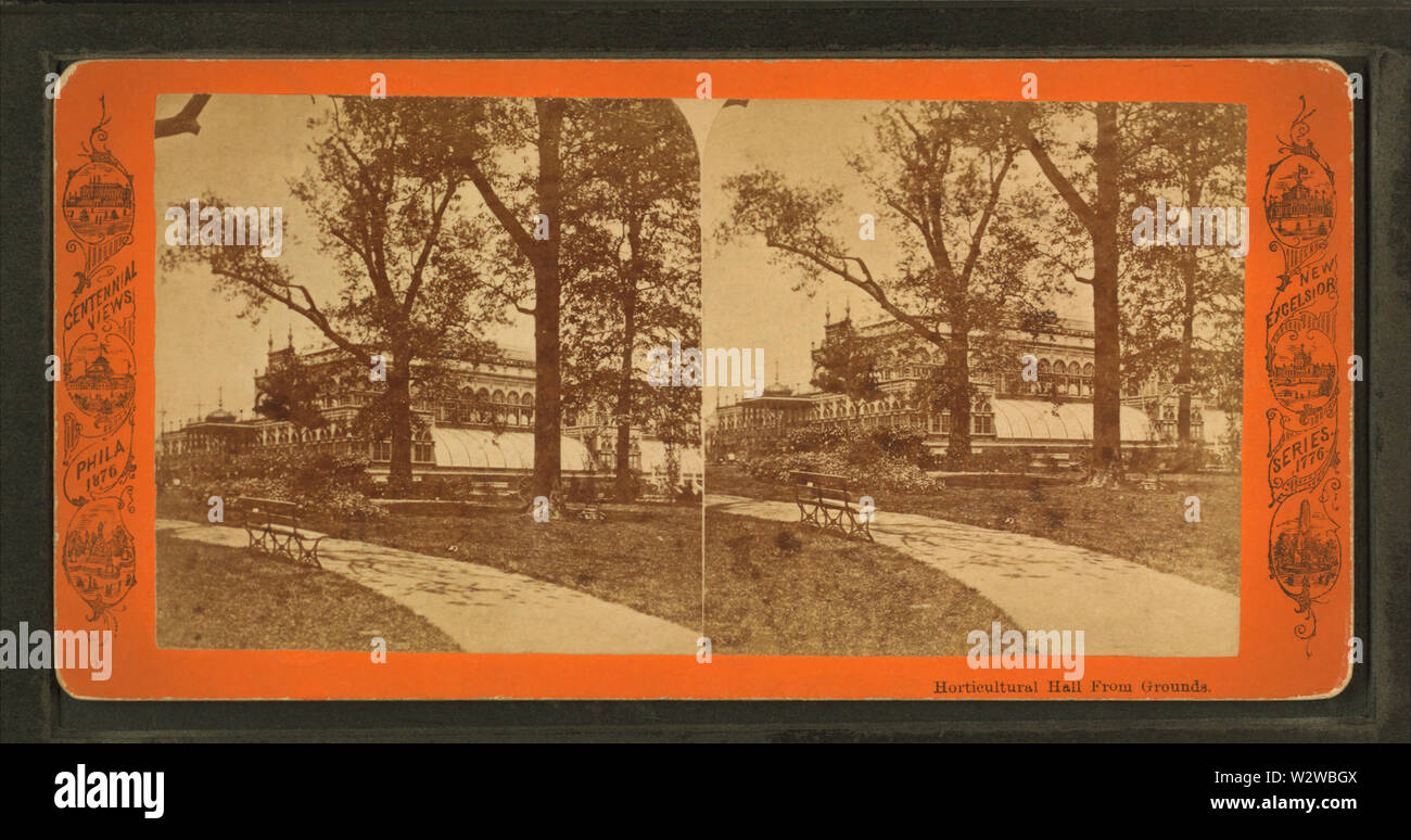 Horticultural Hall, from Grounds, from Robert N Dennis collection of ...