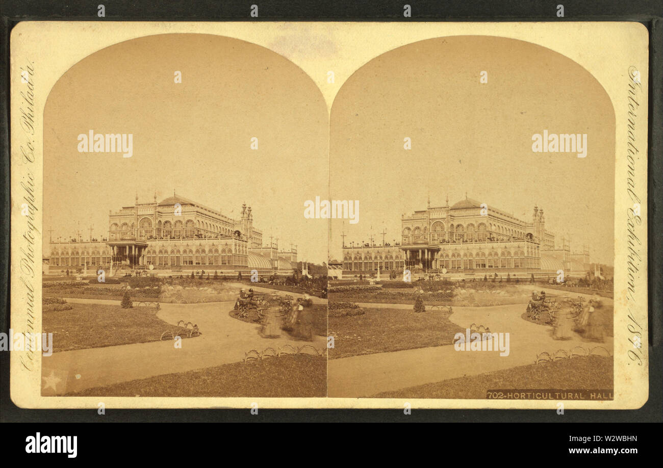 Horticultural Hall, by Centennial Photographic Co Stock Photo - Alamy