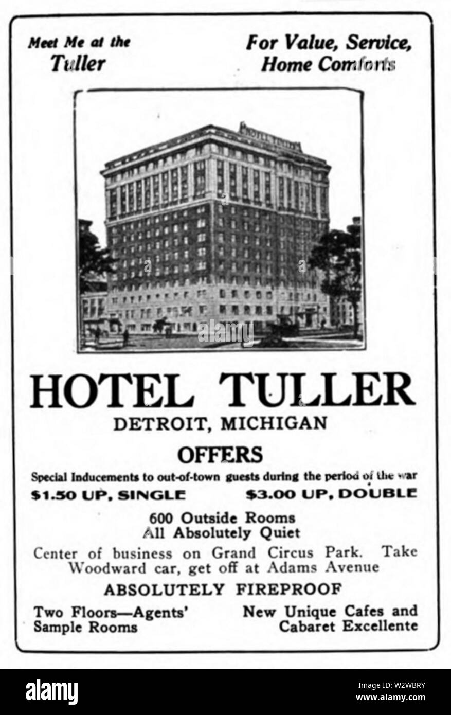 Hotel tuller hi-res stock photography and images - Alamy