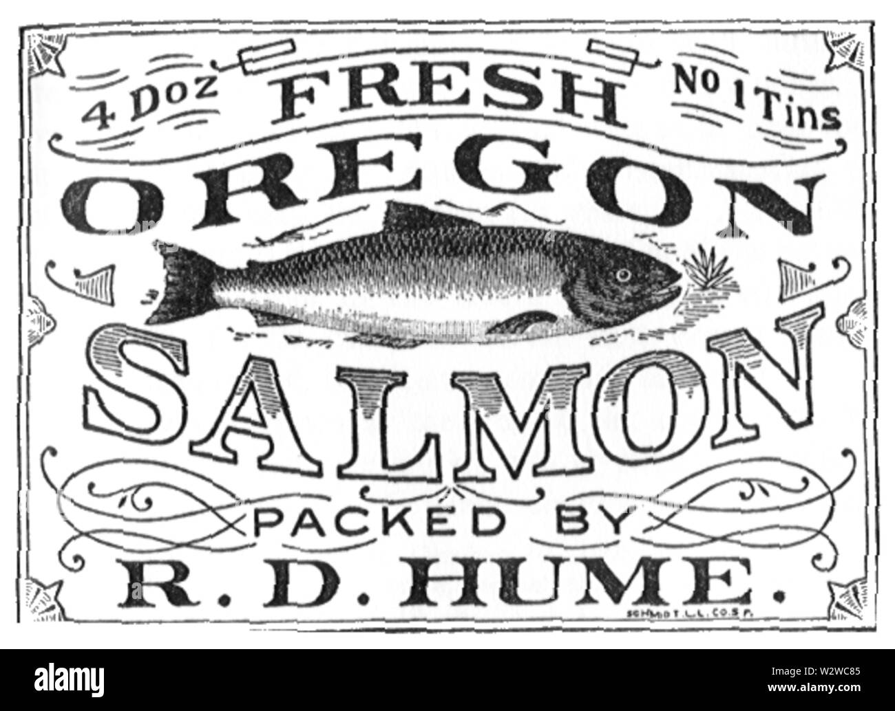 Hume label fix Stock Photo - Alamy