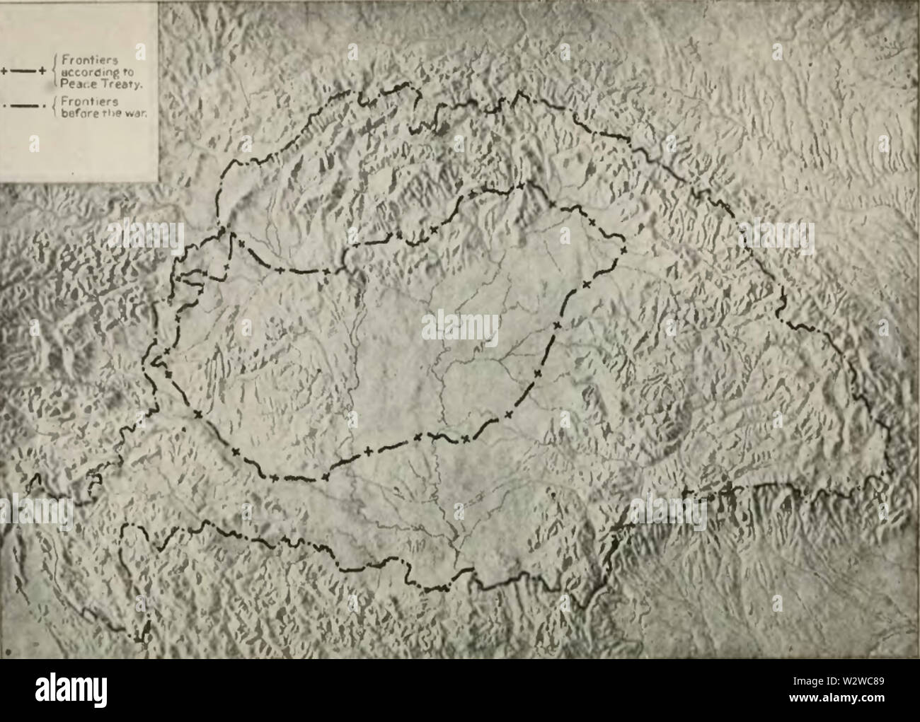Treaty of trianon map hi-res stock photography and images - Alamy