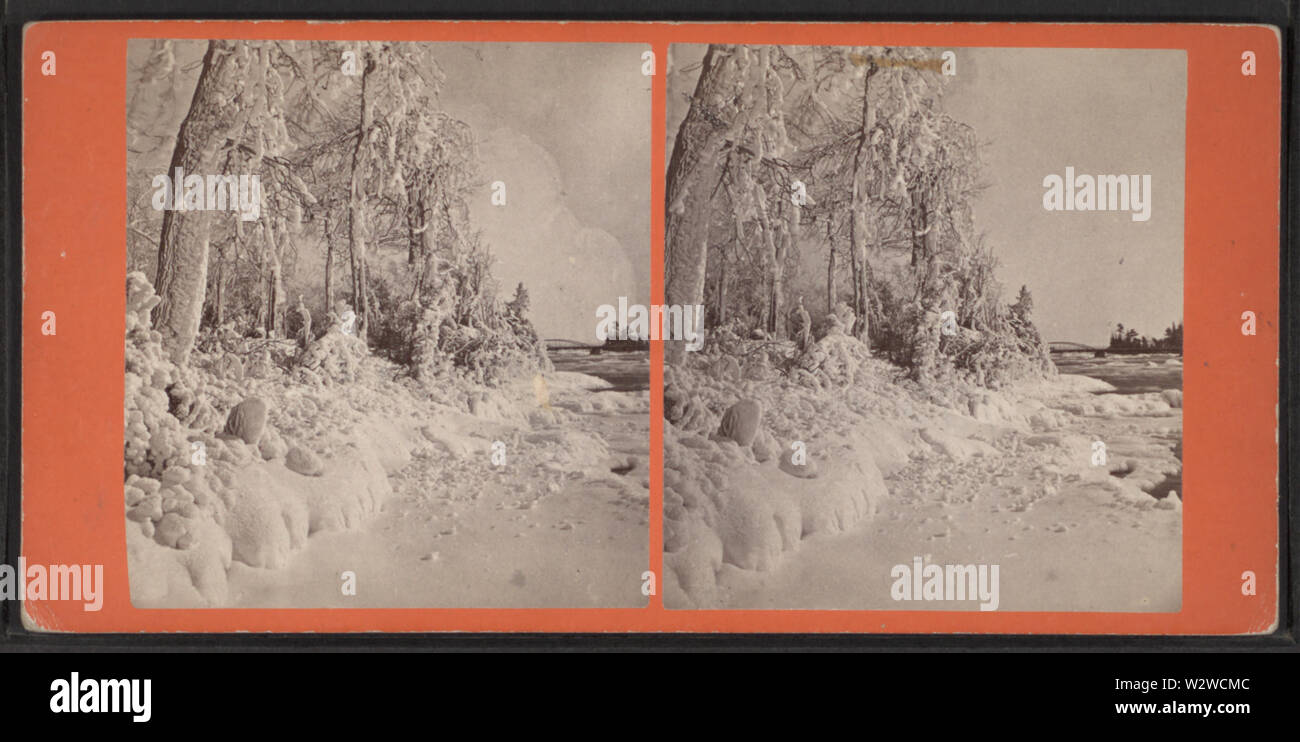 Ice Scene at Point View, by John B Heywood Stock Photo - Alamy