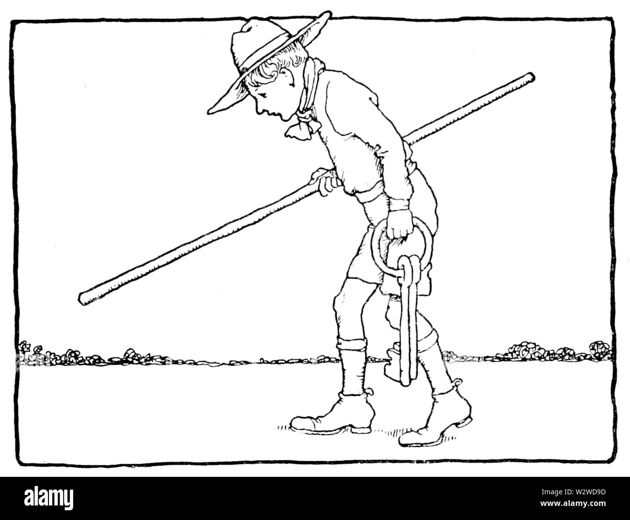 Illustration at page 113 of Bill the Minder Stock Photo - Alamy