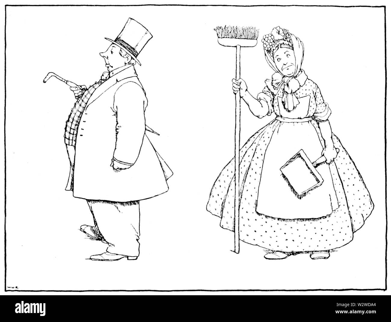 Illustration at page 121 of Bill the Minder Stock Photo - Alamy