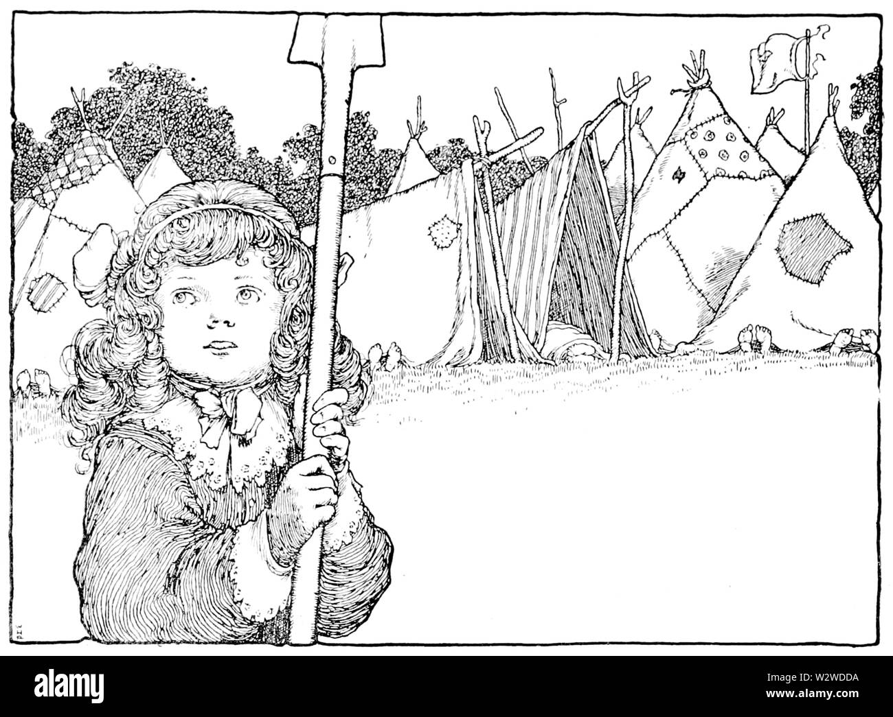 Illustration at page 142 of Bill the Minder Stock Photo - Alamy