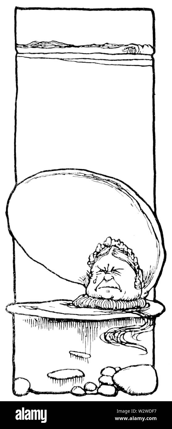 Cartoon illustration scene Black and White Stock Photos & Images - Alamy