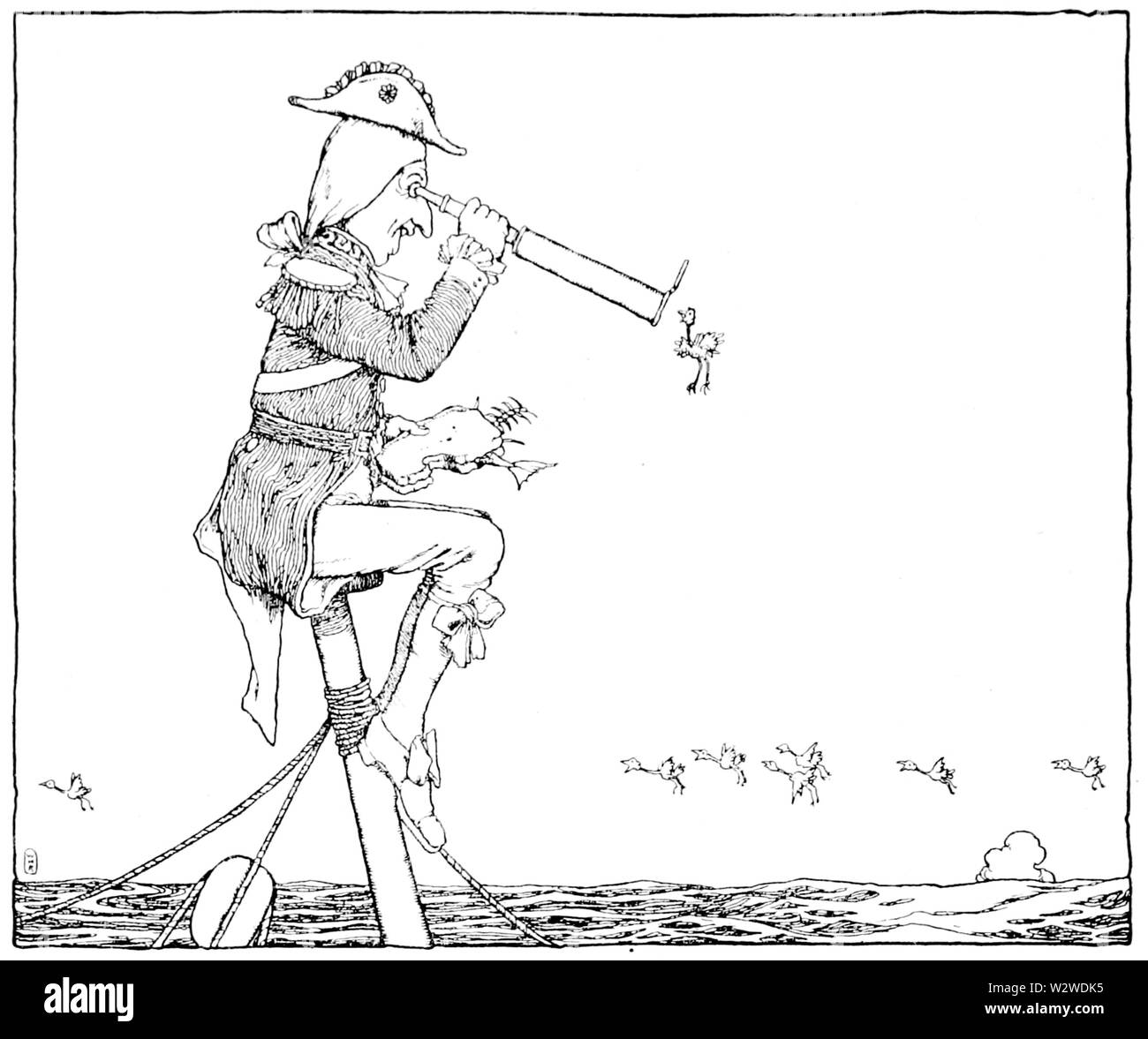 Illustration at page 42 of Bill the Minder Stock Photo - Alamy