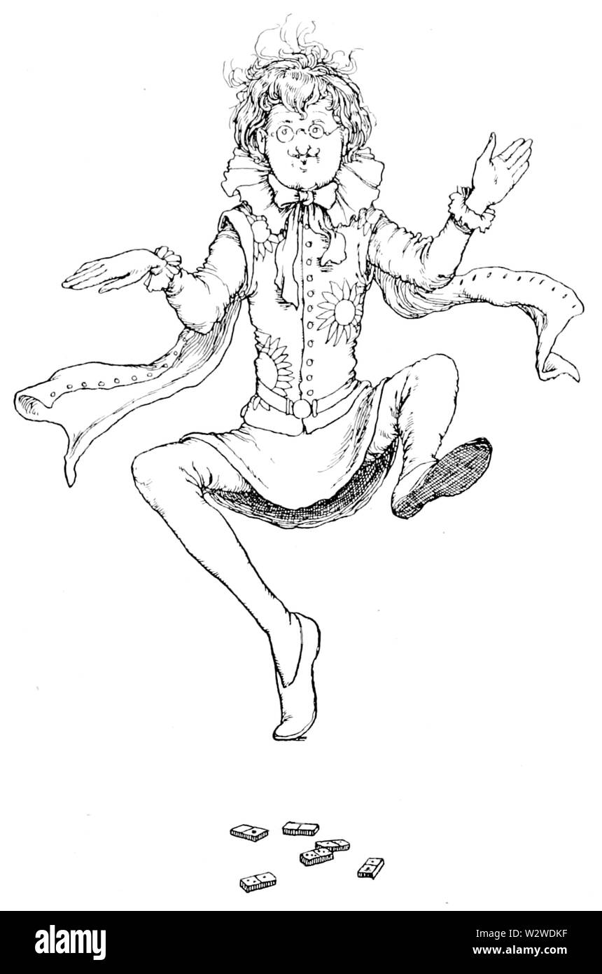 Page character Black and White Stock Photos & Images - Alamy